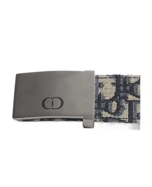 Dior Logo Buckle Belt - Black