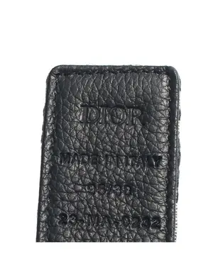 Dior Logo Buckle Belt - Black