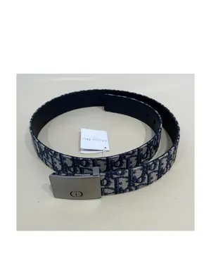 Dior Logo Buckle Belt - Black