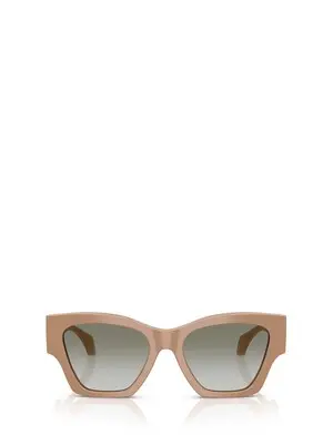 Versace Geometric Frame Sunglasses - Gray