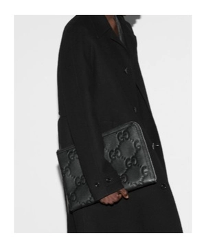 Gucci Jumbo Gg Zipped Pouch