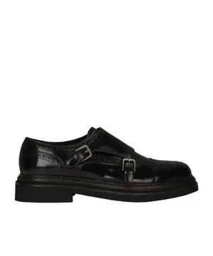 Dolce & Gabbana Round Toe Monk Strap Shoes