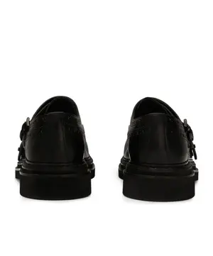 Dolce & Gabbana Round Toe Monk Strap Shoes