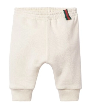 Gucci Cotton Webbing Casual Pants - White