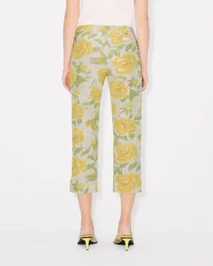 Kenzo Jacquard Peonies Cropped Pants