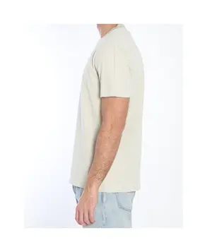 Burberry Logo Printed Striped Crewneck T-shirt