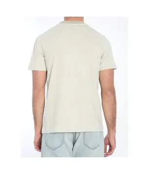 Burberry Logo Printed Striped Crewneck T-shirt