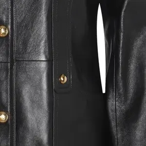 Celine Neo Coat In Soft Lambskin