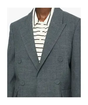 J.W.ANDERSON Double-breasted Wool Blazer - Black
