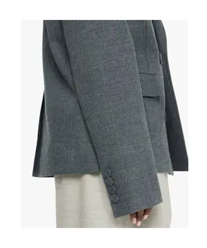 J.W.ANDERSON Double-breasted Wool Blazer - Black