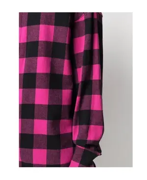 Palm Angels Check-print Logo Shirt