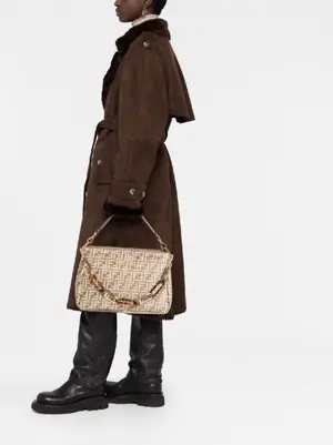 Fendi O'lock Zip Shoulder Bag