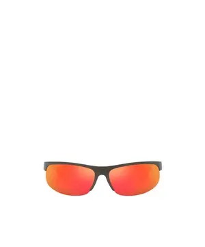 Miu Miu Oval Frame Sunglasses - Khaki