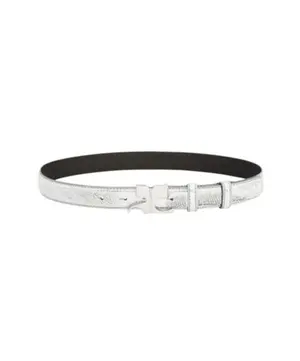 COURREGES Metallic Effect Buckle Belt