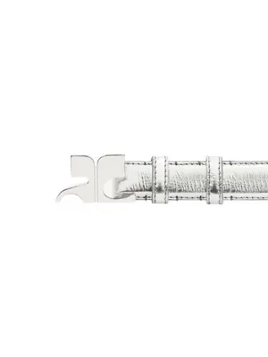 COURREGES Metallic Effect Buckle Belt
