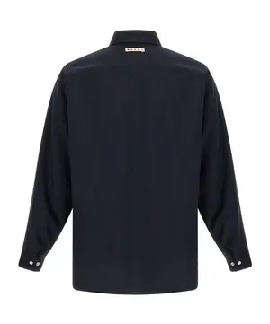 Marni Tropical Collared Long-sleeve Shirt