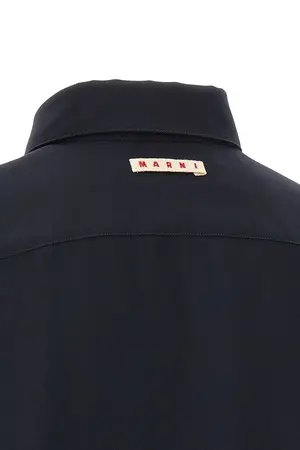 Marni Tropical Collared Long-sleeve Shirt