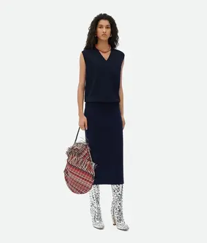 Bottega Veneta High-rise Midi Skirt