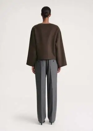 TOTEME Wide Neck Knit Sweater