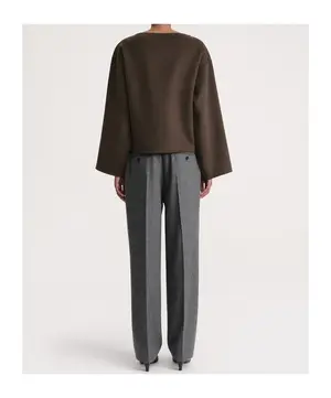 TOTEME Wide Neck Knit Sweater
