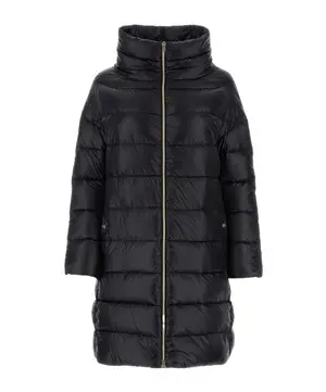 Herno Matilde Zip-up Padded Coat - Black