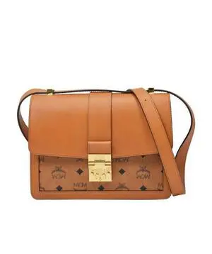 Mcm Logo Print Shoulder Bag
