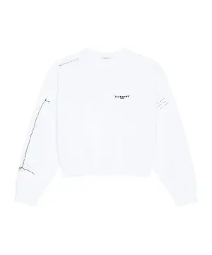 Givenchy Logo Print Sweatshirt - White