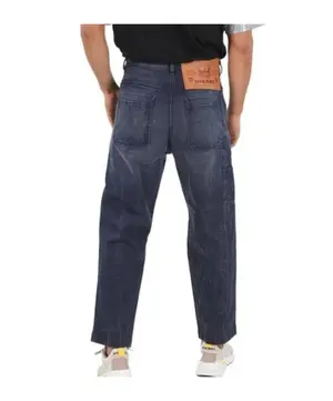DIESEL® Carrot D-franky Loose Logo Patch Jeans