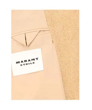 Isabel Marant Étoile Double Breasted Long Coat - Nude