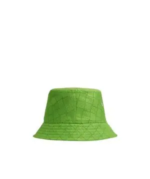 Bottega Veneta Jacquard Intreccio Pattern Bucket Hat - Green