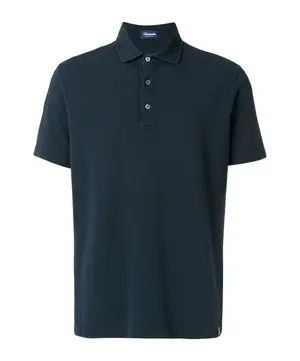 DRUMOHR Straight Hem Polo Shirt - Black