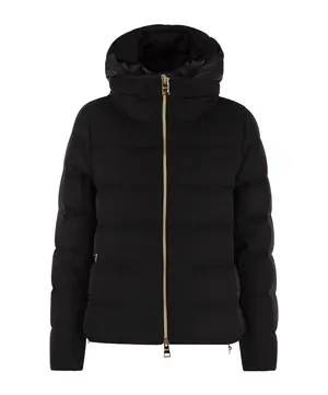 Herno Hooded Down Jacket - Black