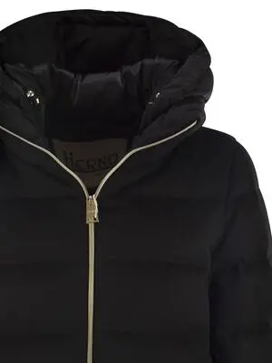 Herno Hooded Down Jacket - Black