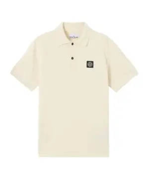 Stone Island Short-sleeved Knitted Polo Shirt