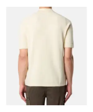 Stone Island Short-sleeved Knitted Polo Shirt