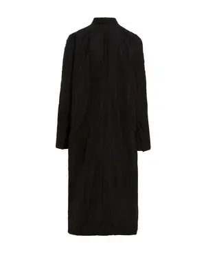 Balenciaga Checked Single-breasted Coat - Black