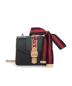 Gucci Sylvie Mini Tote Bag - Black