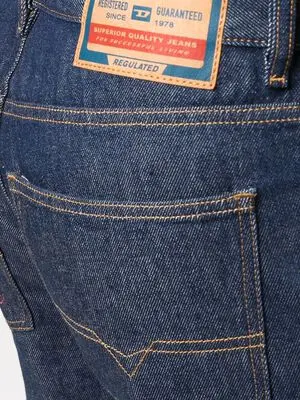 DIESEL® High-rise Straight Buttoned Jeans