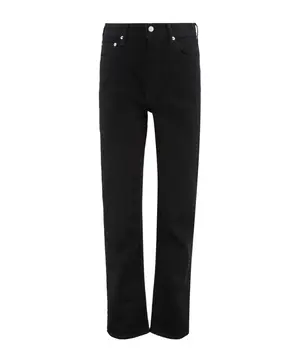 AGOLDE High-waisted Straight-leg Jeans - Black