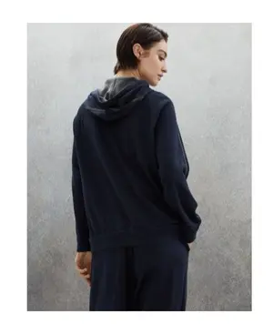 Brunello Cucinelli Embellished Zip Hoodie - Black