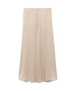Giorgio Armani Pleated Maxi Skirt - Nude