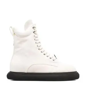 Attico The Selene Lace-up Ankle Boots