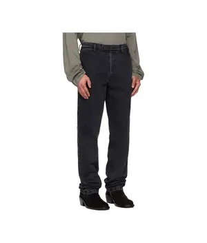 RIER Button-fastening Jeans - Black