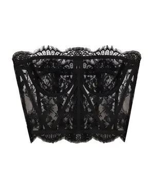 Dolce & Gabbana Floral Lace Corset Top - No