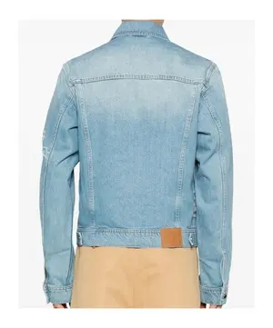 Casablanca Graffiti Denim Jacket - Blue