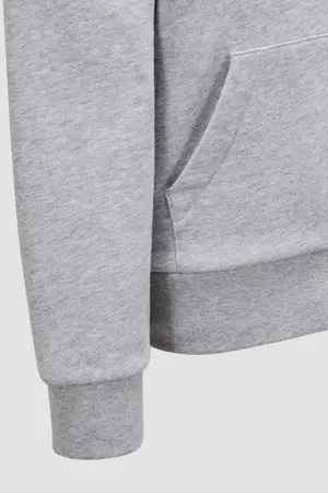 Moncler Logo Patch Hoodie - Grey