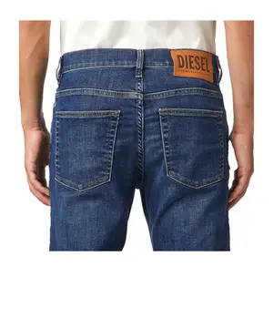 DIESEL® Straight-leg Ankle Jeans