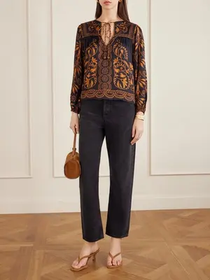 Farm Rio Cornely Ainika" Printed Blouse