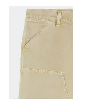Carhartt Work In Progress Double Knee Canvas Work Pants - Nude