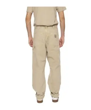 Carhartt Work In Progress Double Knee Canvas Work Pants - Nude